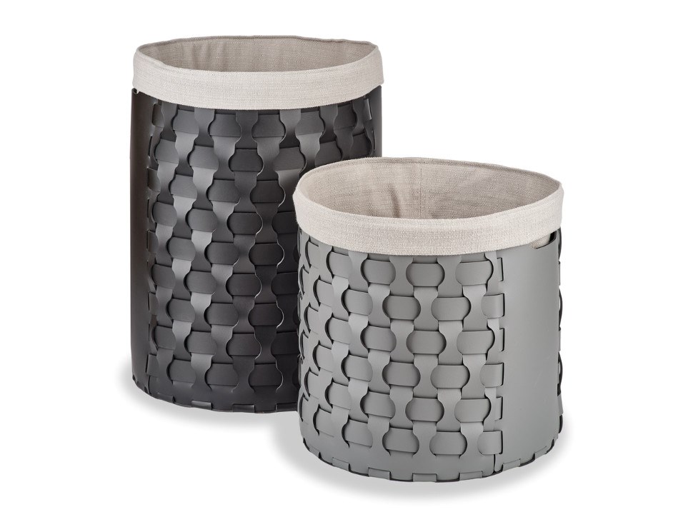 DUBAI Leather laundry container By ADJ