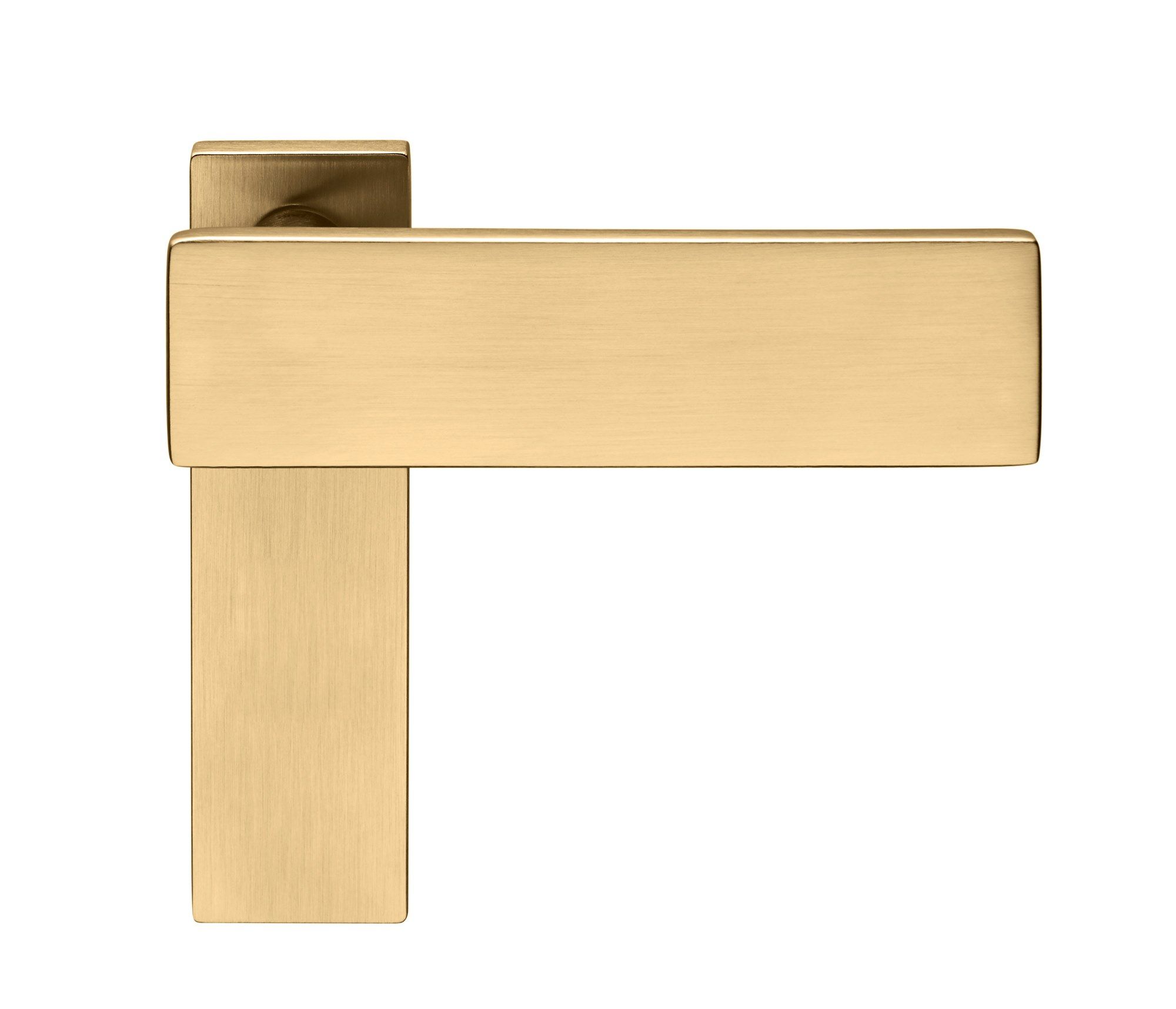 Brass door handle DUE Due Collection By Dnd design Stefano Boeri Architetti