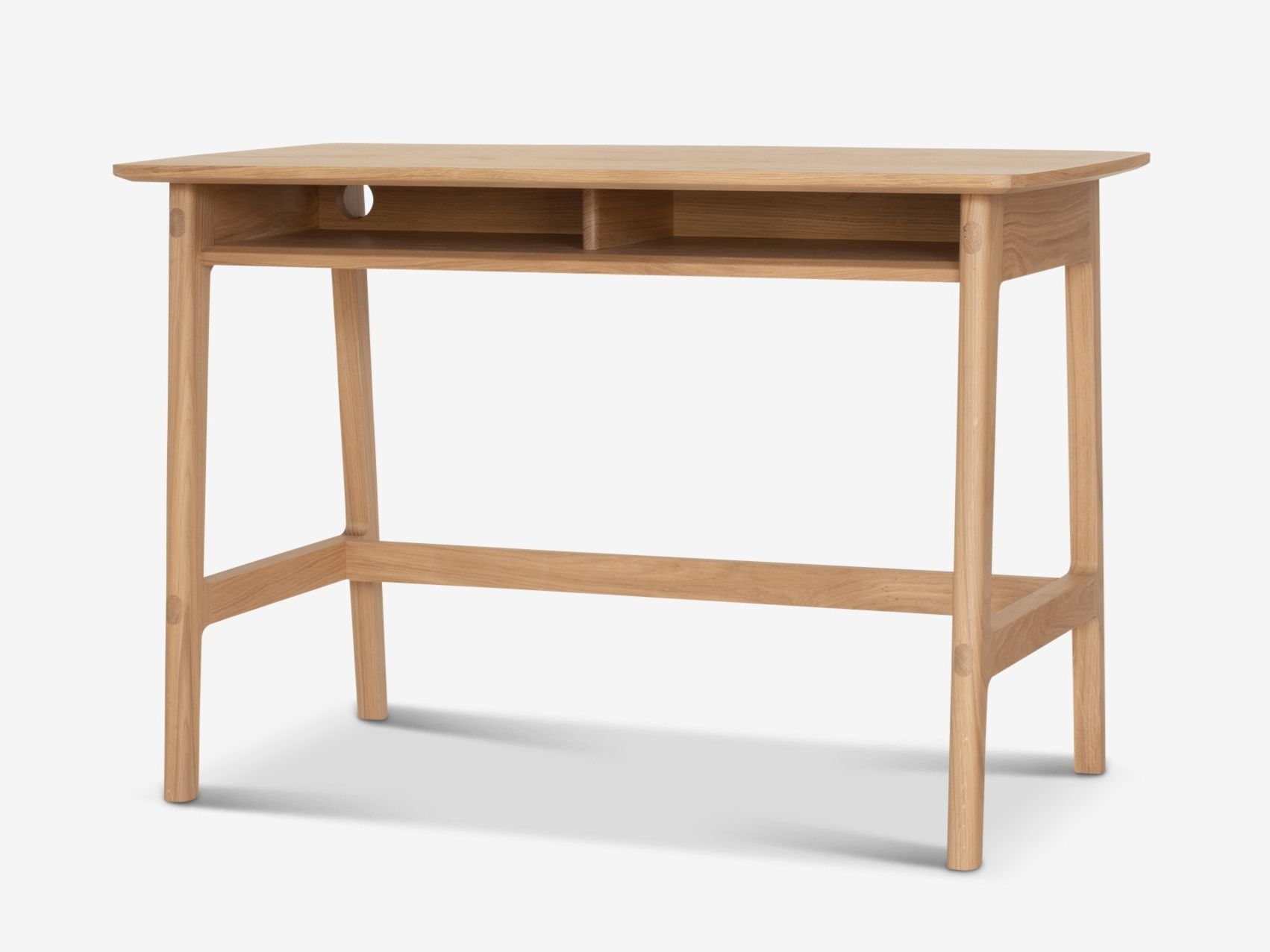 DULWICH Rectangular oak writing desk By Case | design Matthew Hilton