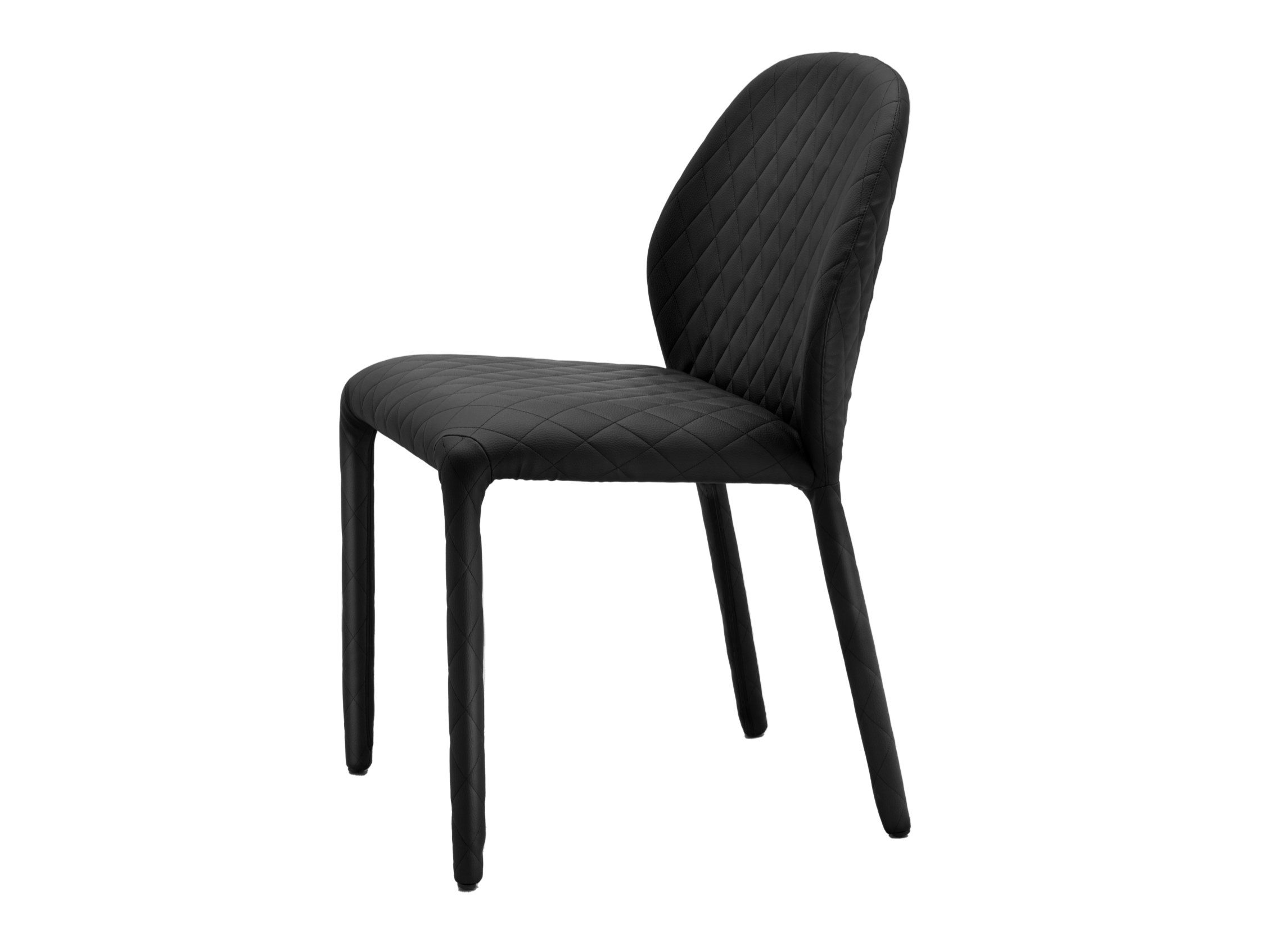 DUMBO Upholstered leather chair By Miniforms | design Zaven