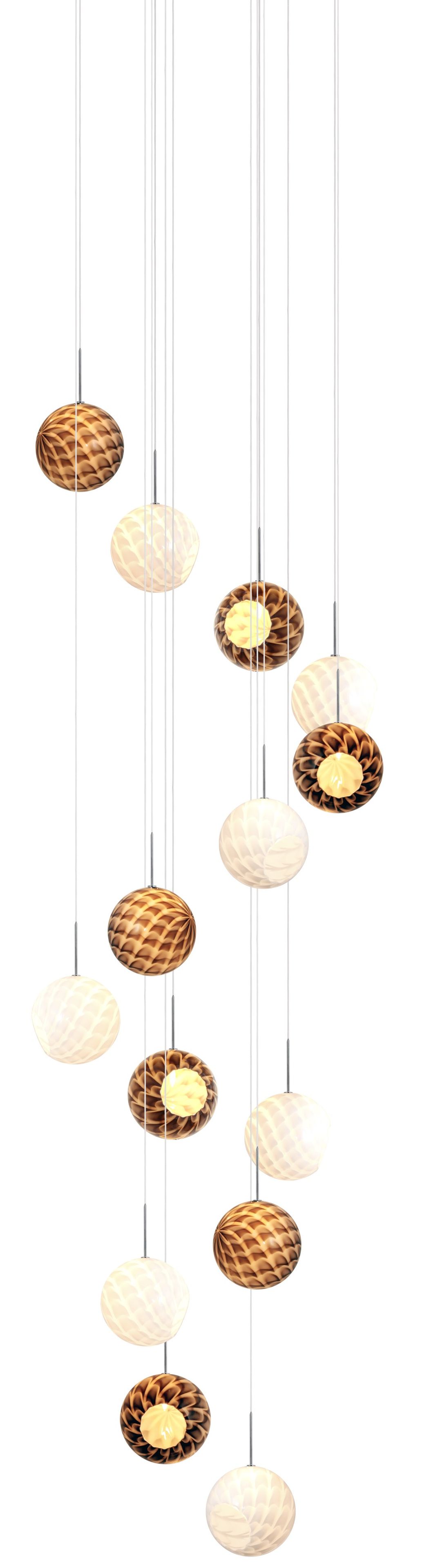 DUNE LED glass pendant lamp By Concept Verre