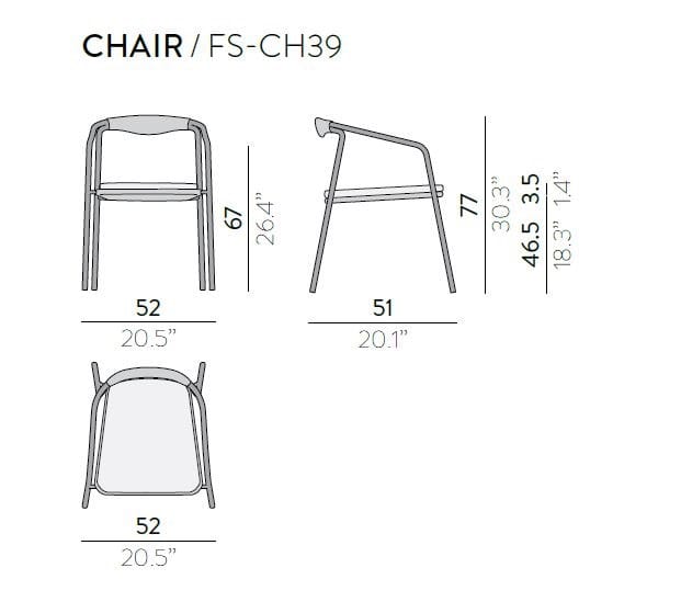 DUO | Chair Duo Collection By MANUTTI design Koen Van Extergem