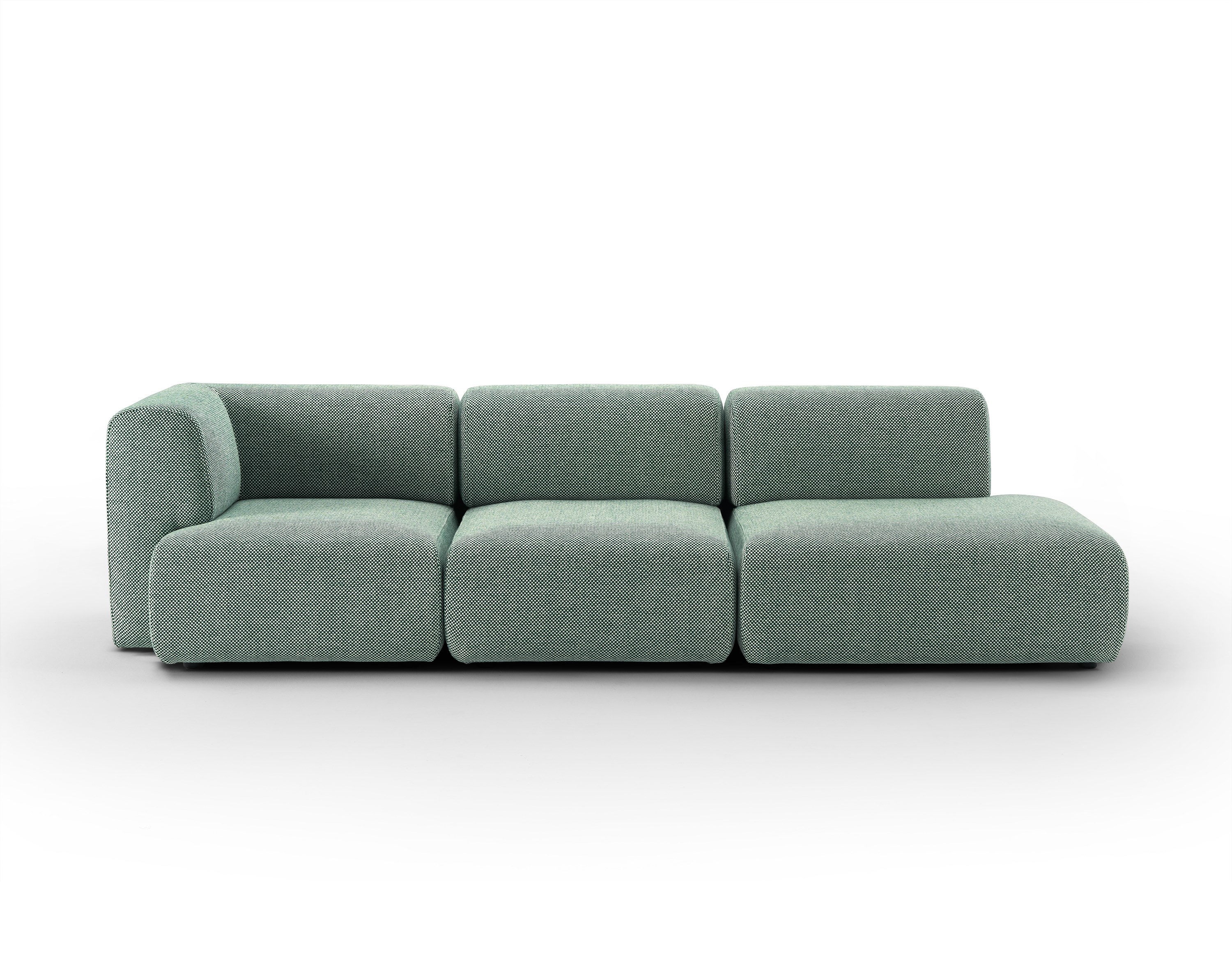 DUO MINI Modular cotton sofa By Sancal | design Rafa García
