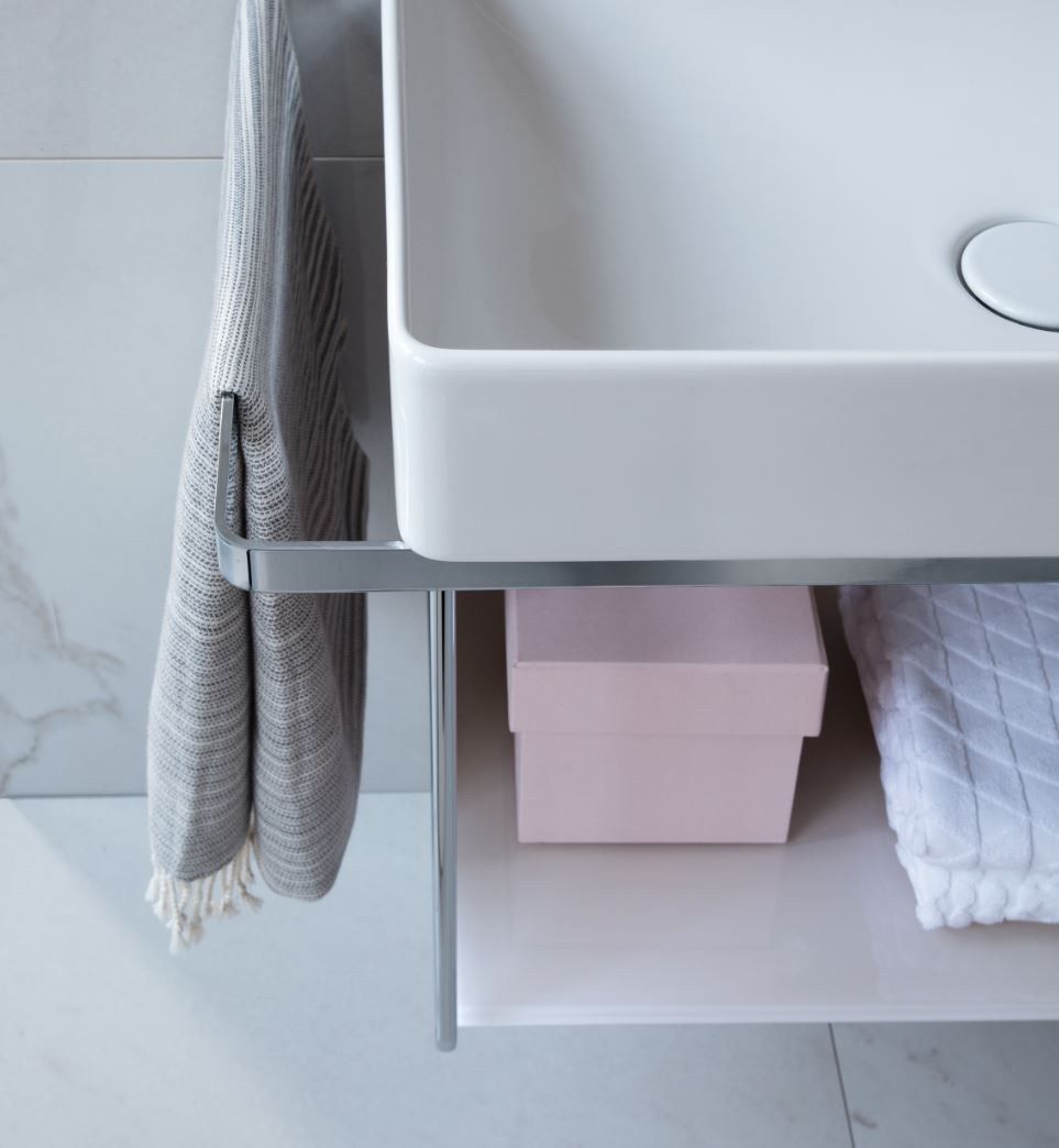 DURASQUARE Console rectangular washbasin By Duravit