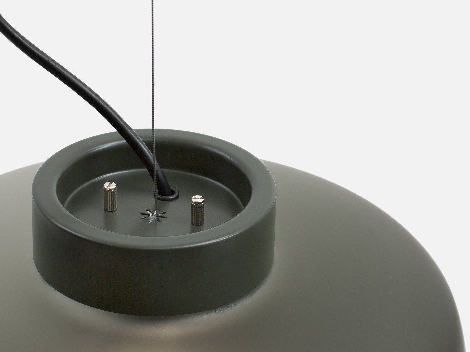 Blown glass pendant lamp DUSK By Hem design Sylvain Willenz