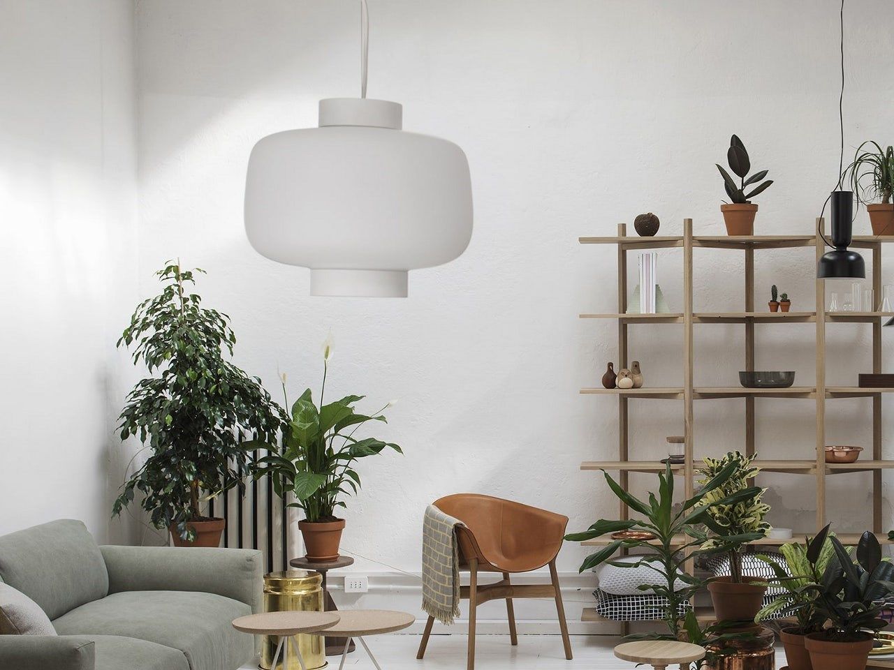 Blown glass pendant lamp DUSK By Hem design Sylvain Willenz