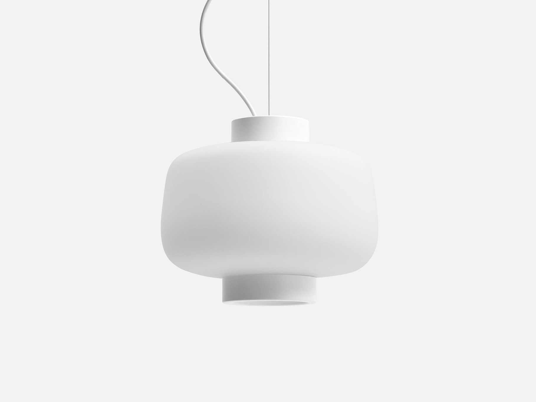 Blown glass pendant lamp DUSK By Hem design Sylvain Willenz