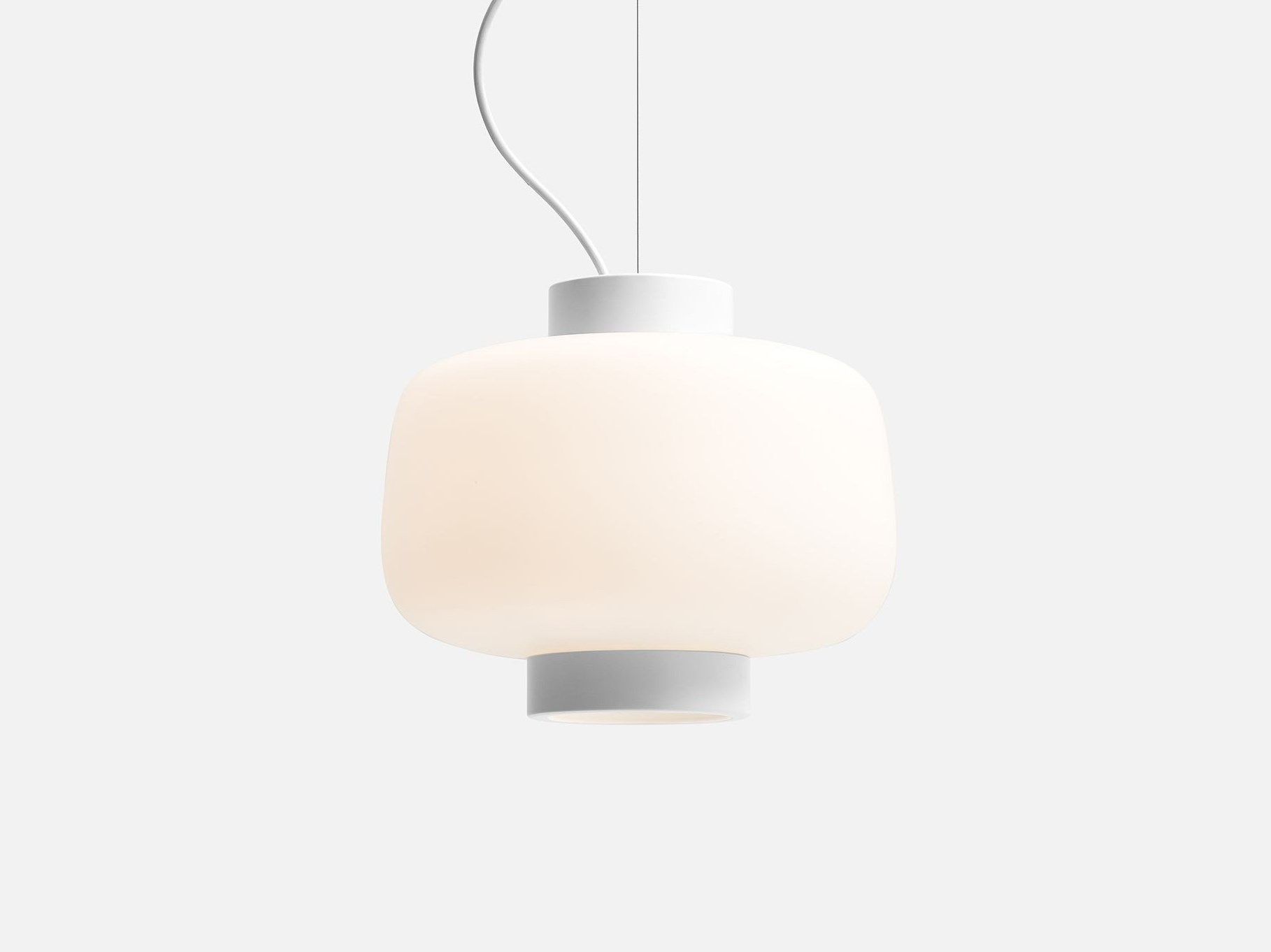 Blown glass pendant lamp DUSK By Hem design Sylvain Willenz