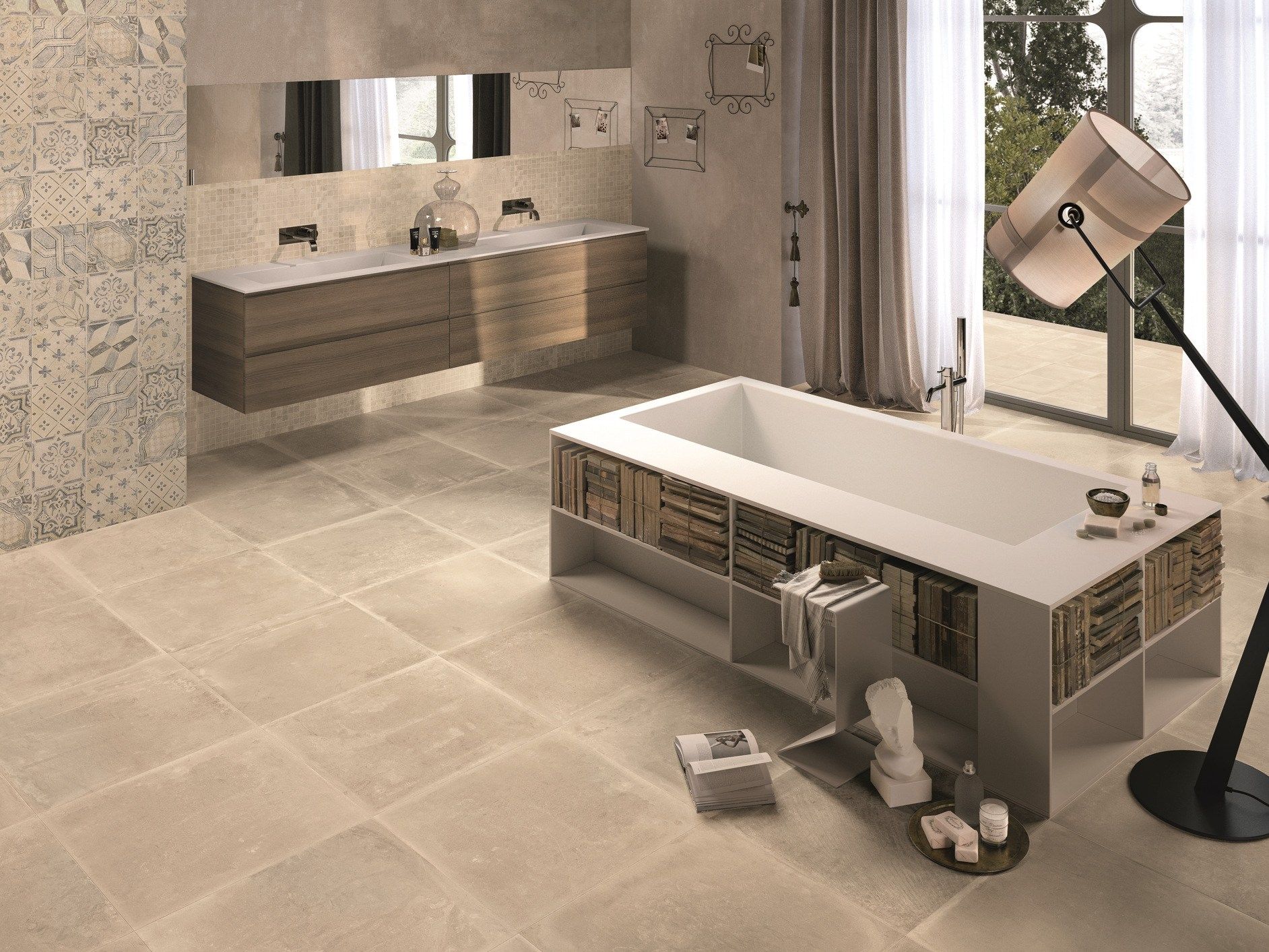 Porcelain stoneware wall/floor tiles with stone effect DUST SAND Dust ...