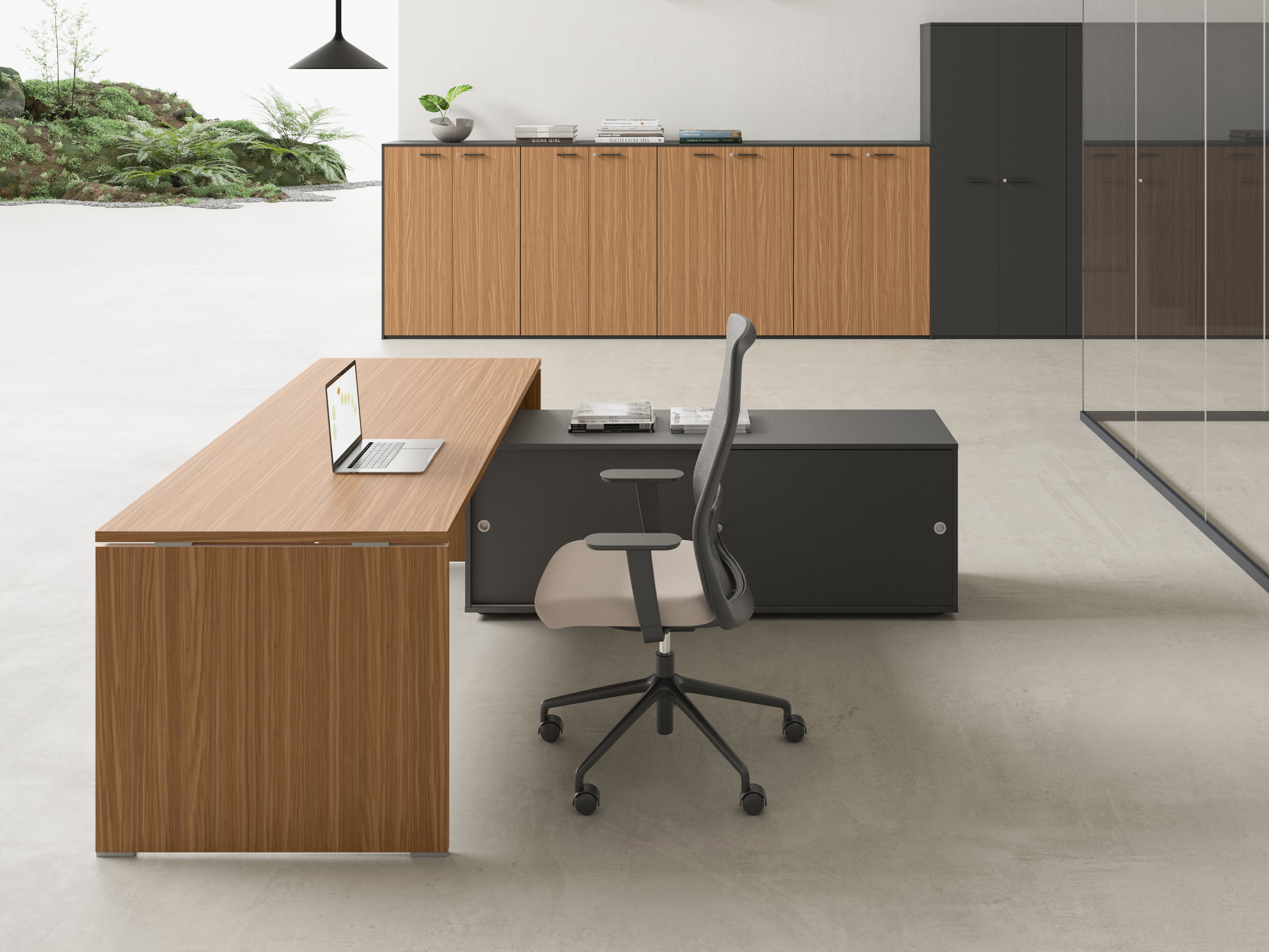 TREKO L-shaped sectional melamine office desk By DVO | design Antonio ...