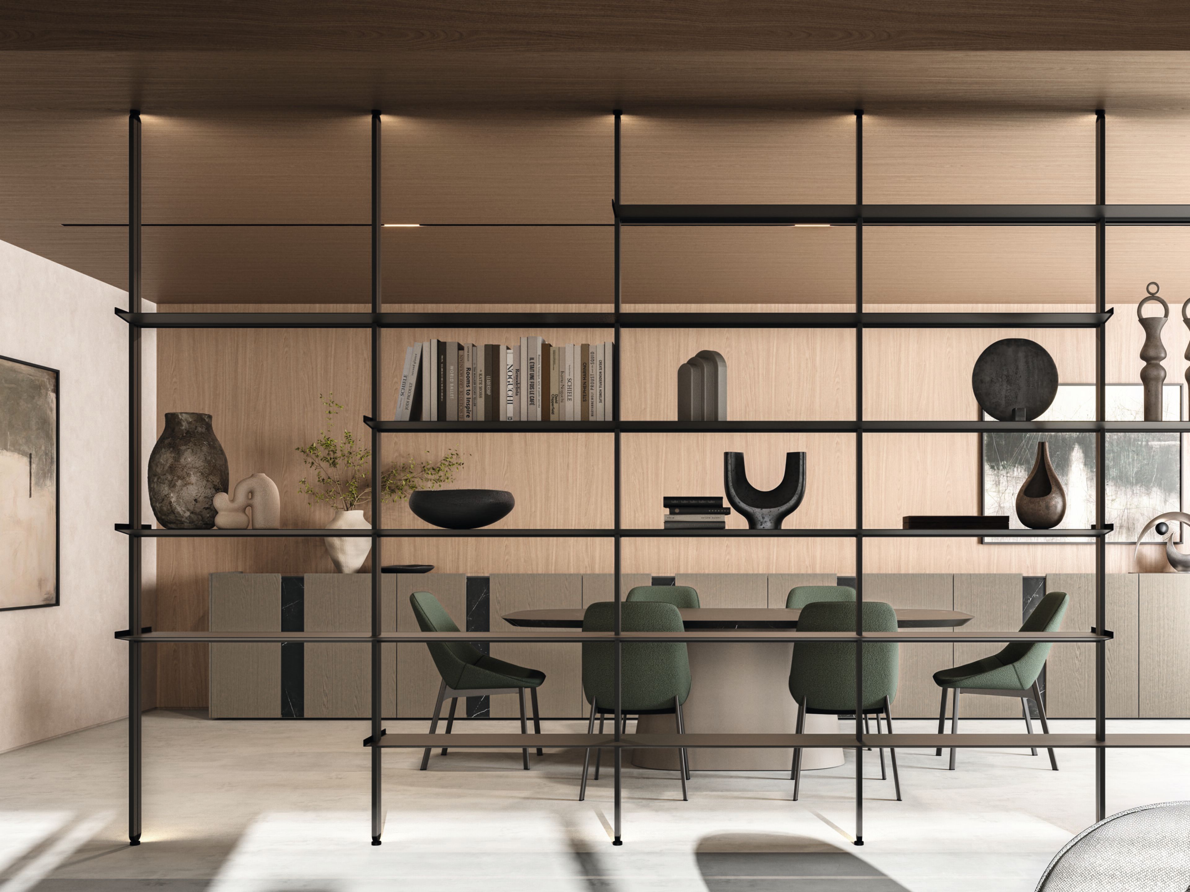 BAMBOO COMP. 1 书柜 By Dall'Agnese