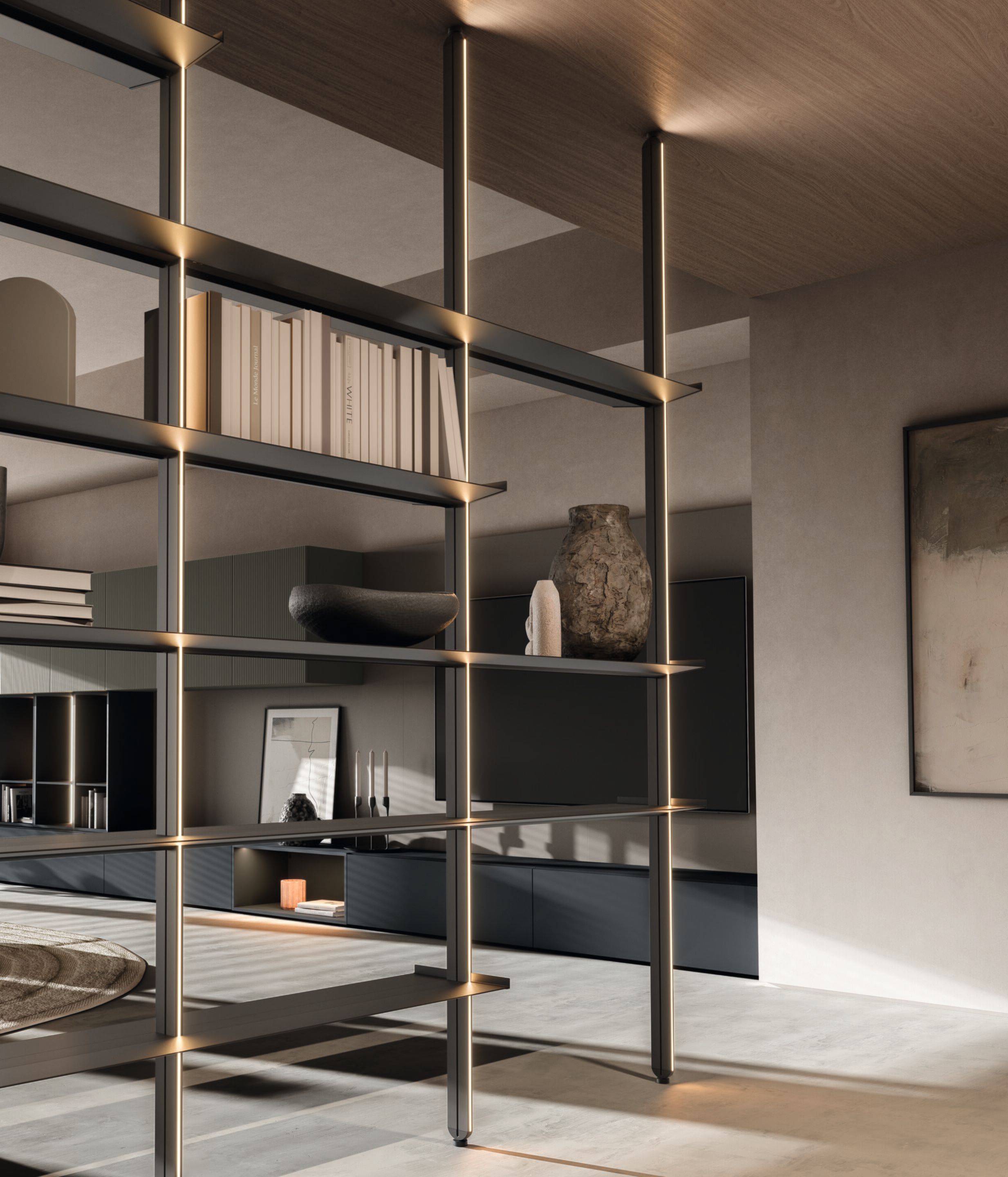 BAMBOO COMP. 1 书柜 By Dall'Agnese