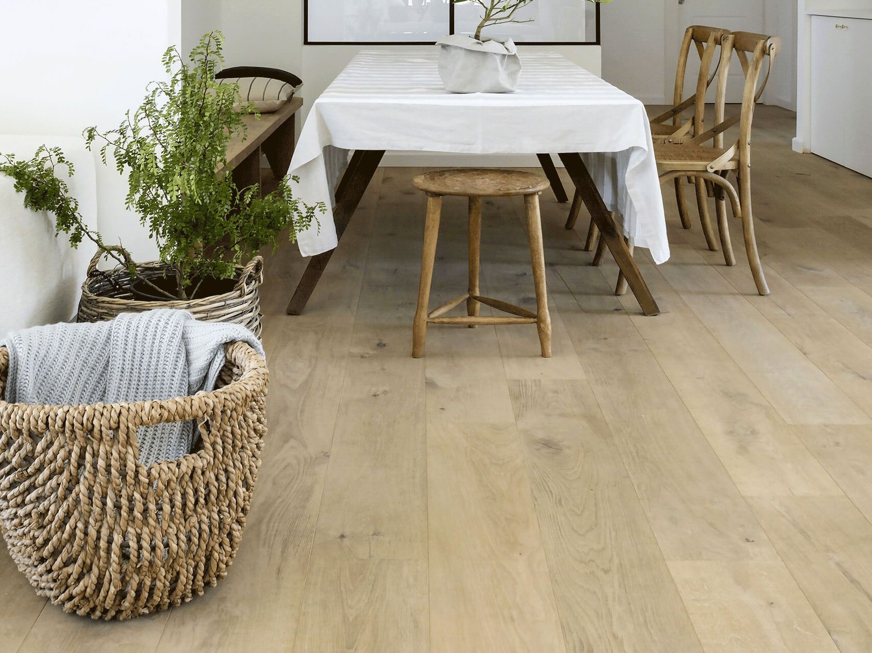 FICELLE 260 HUILE XXL Brushed floating wooden parquet By Décoplus Parquets