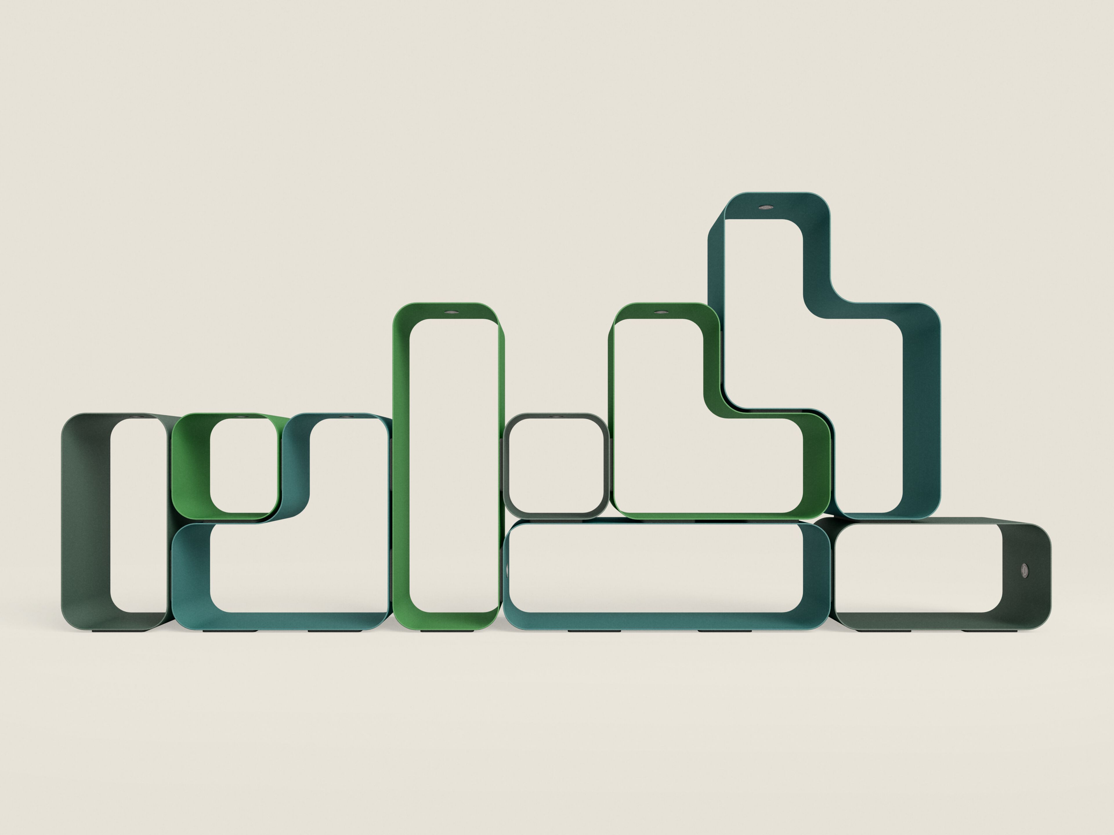 REBUS Bookcase By Desalto