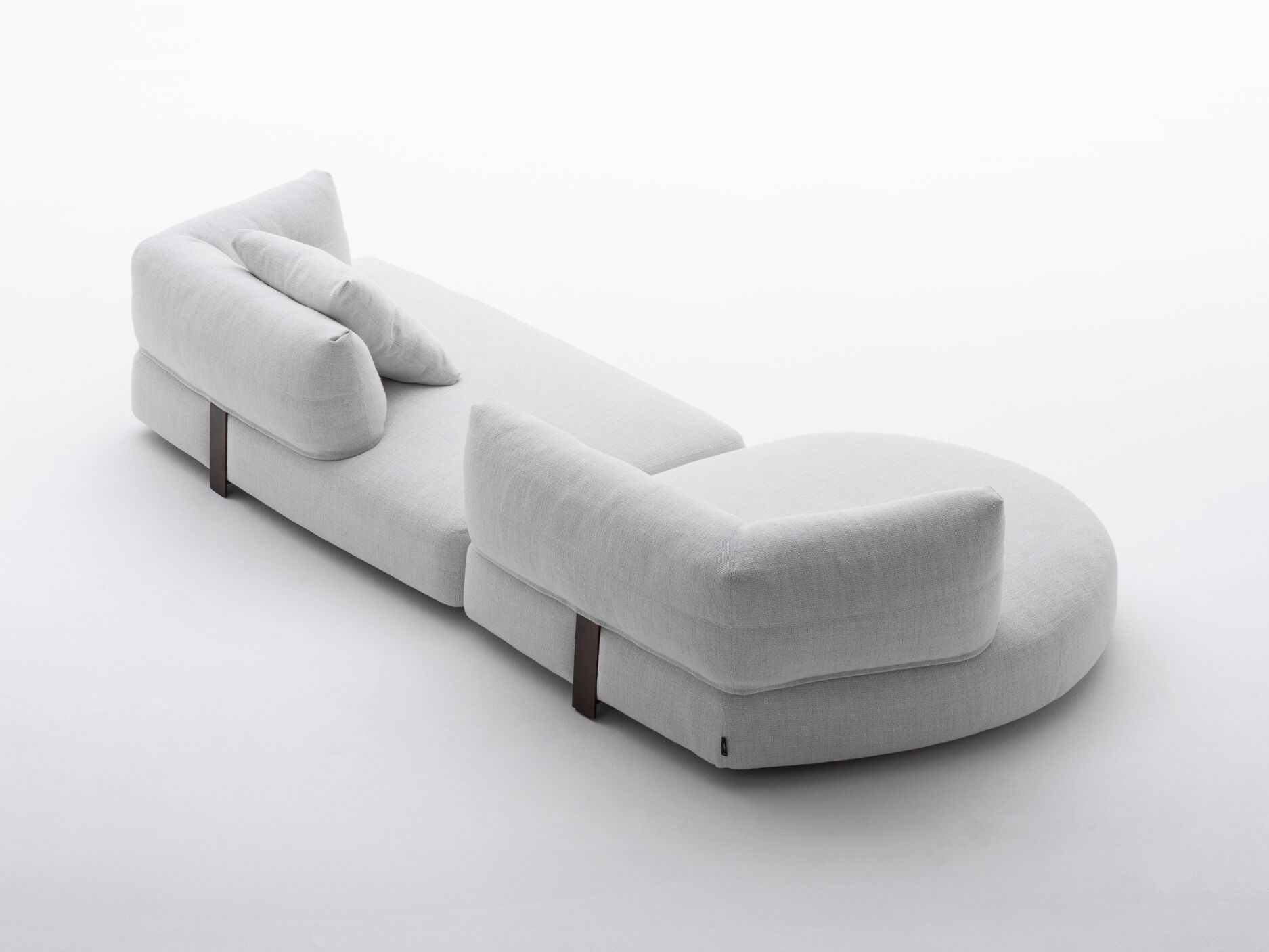 ETHÌA Sectional sofa with removable cover By Desiree divani