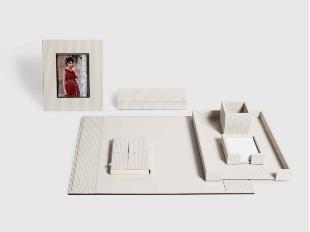 Desk set Leather desk set By Pinetti