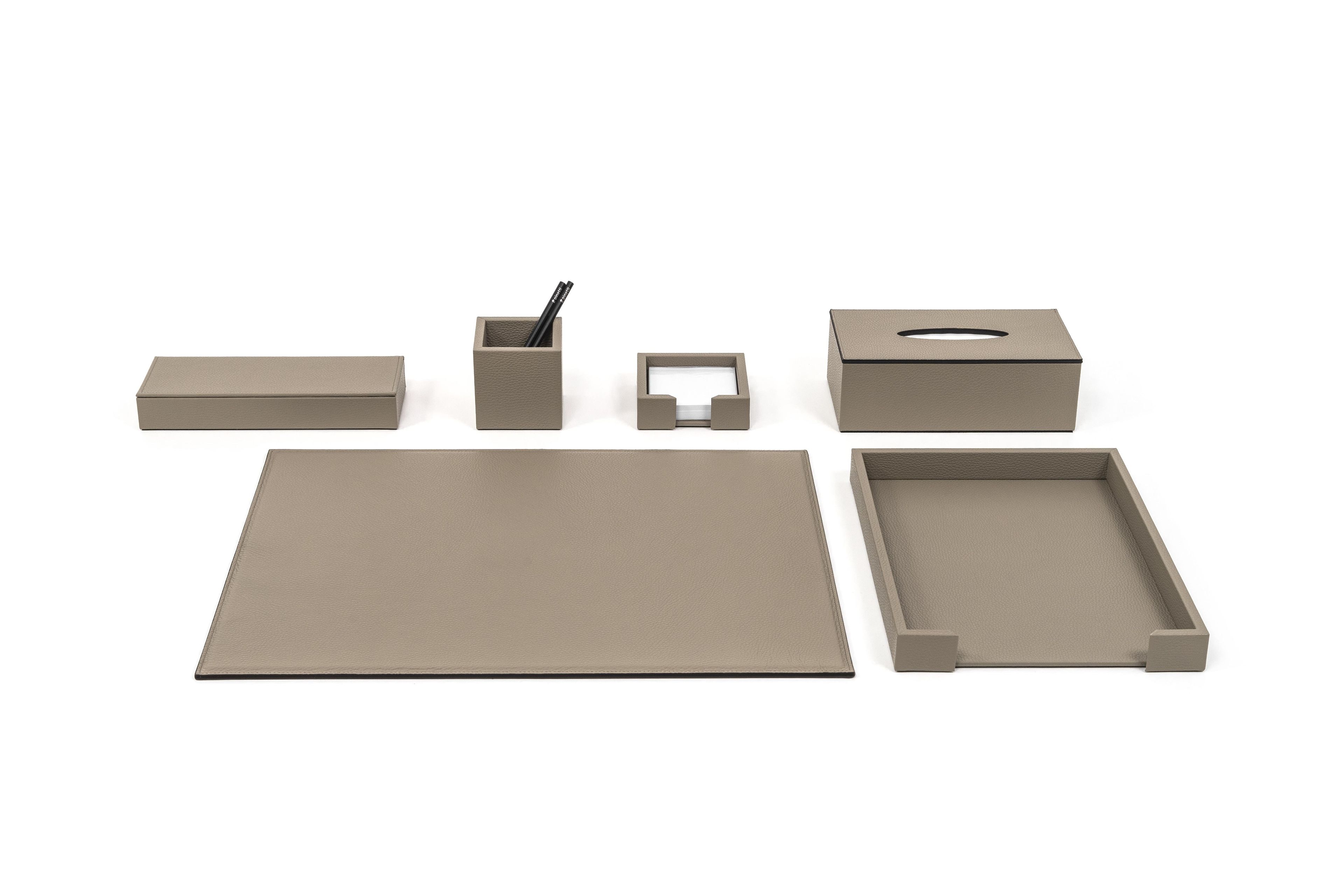 Desk set Leather desk set By Pinetti