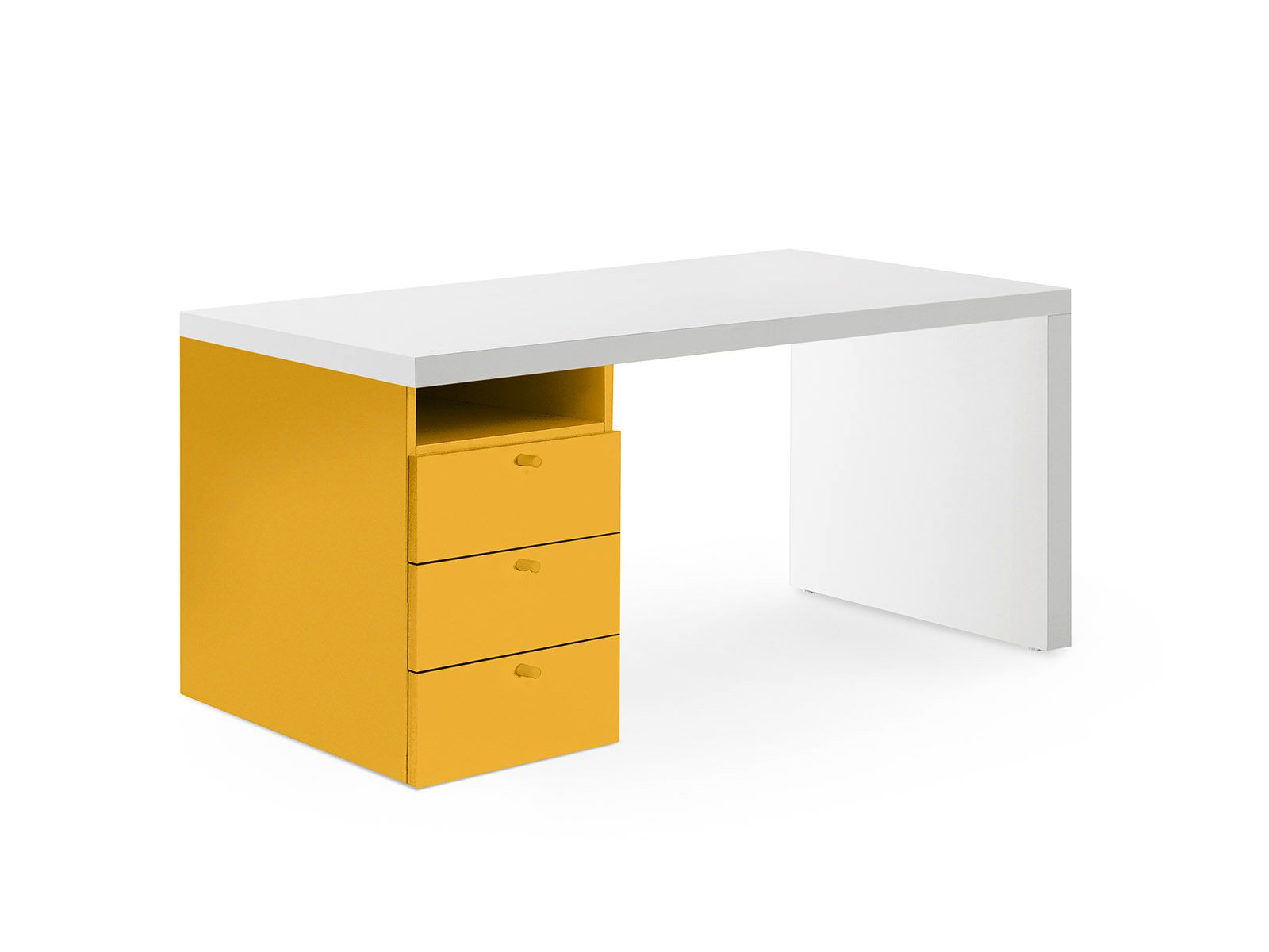 Desk with side panels Modular desk By Nidi