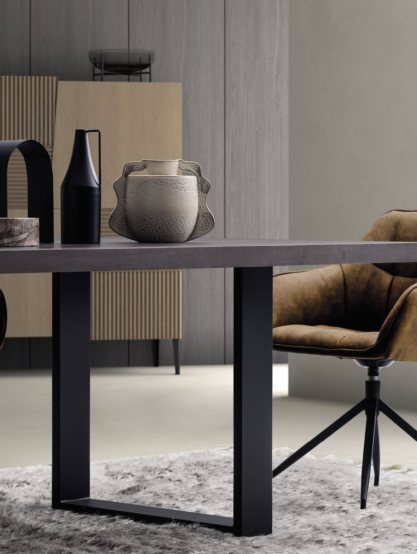 ALABAMA Rectangular oak Table top By Devina Nais