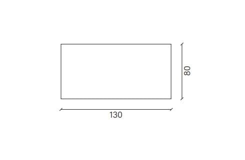 TWINS Rectangular solid wood coffee table By Devina Nais