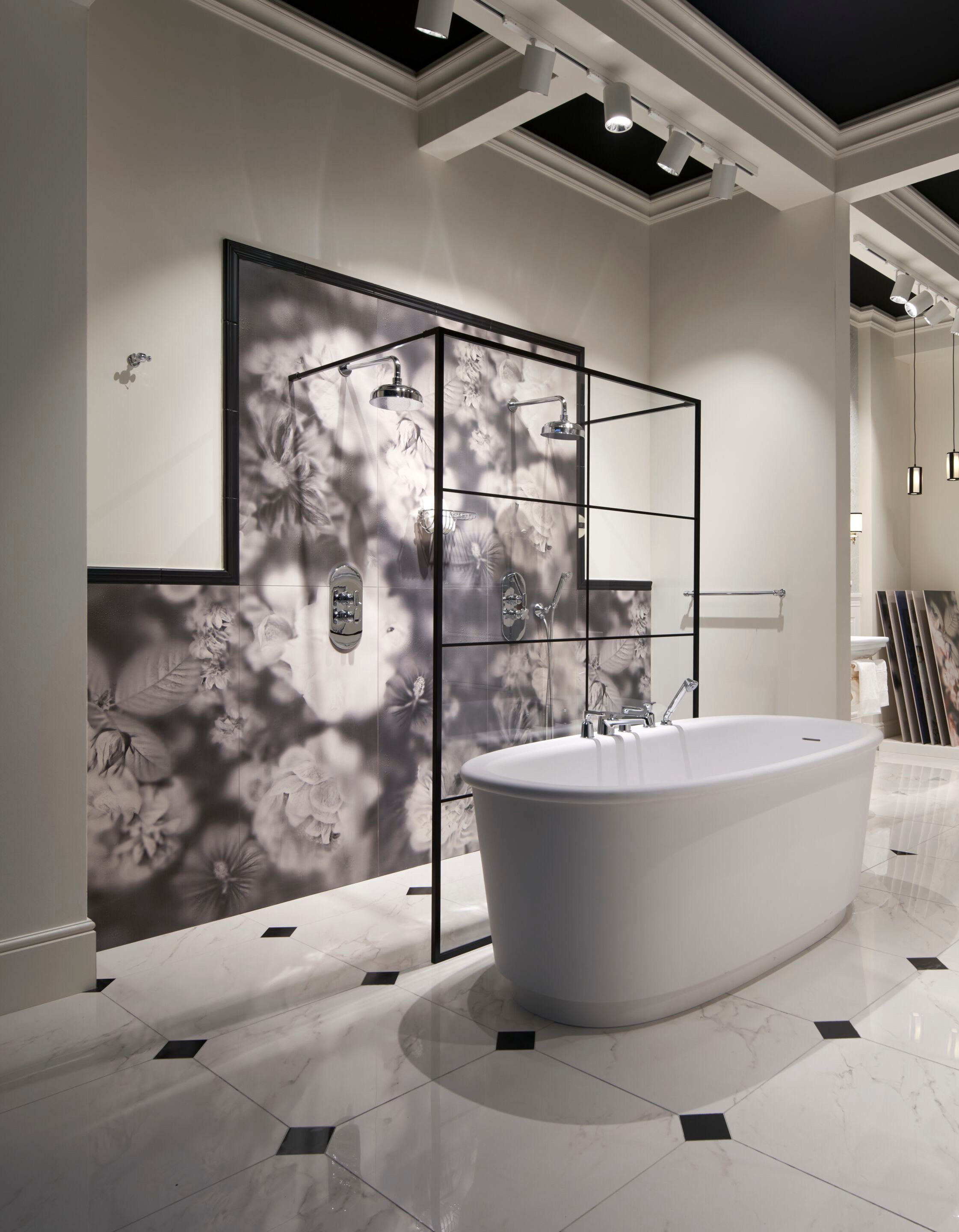 LOFT WALK-IN Corner glass Walk in shower By Devon&Devon