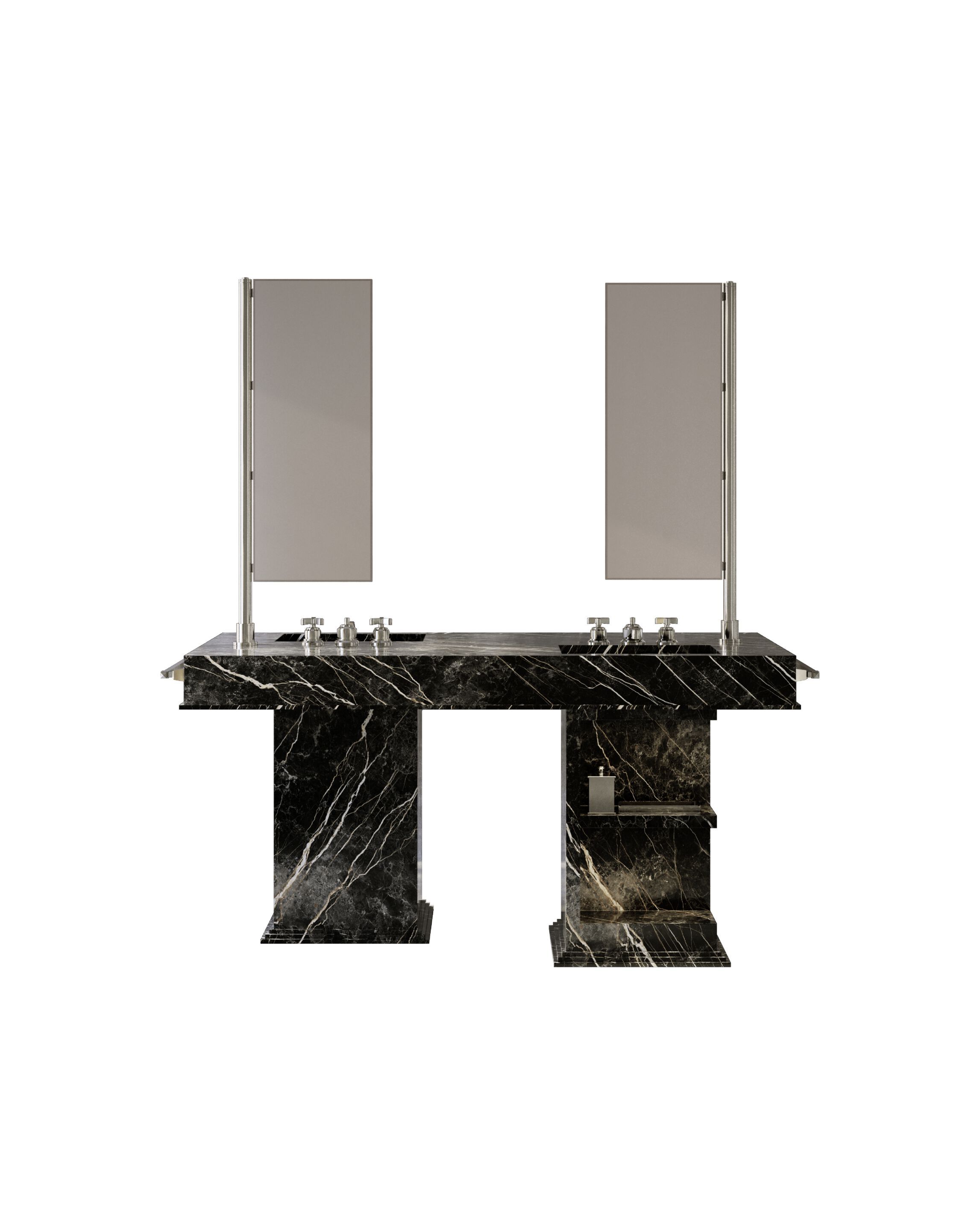 MY LOVE WATER VANITY MASTER Double vanity unit with integrated ...