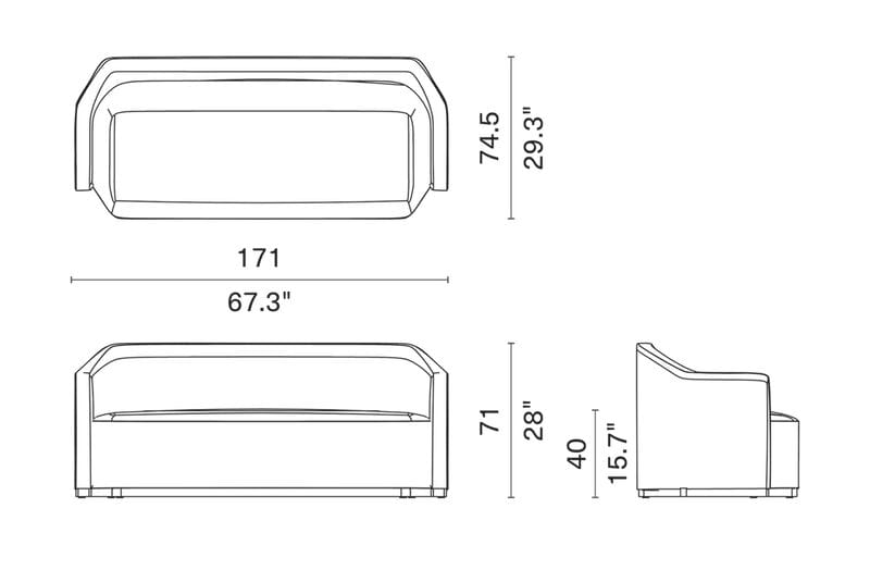 BAGUA 沙发 By District Eight | design D8 Studio