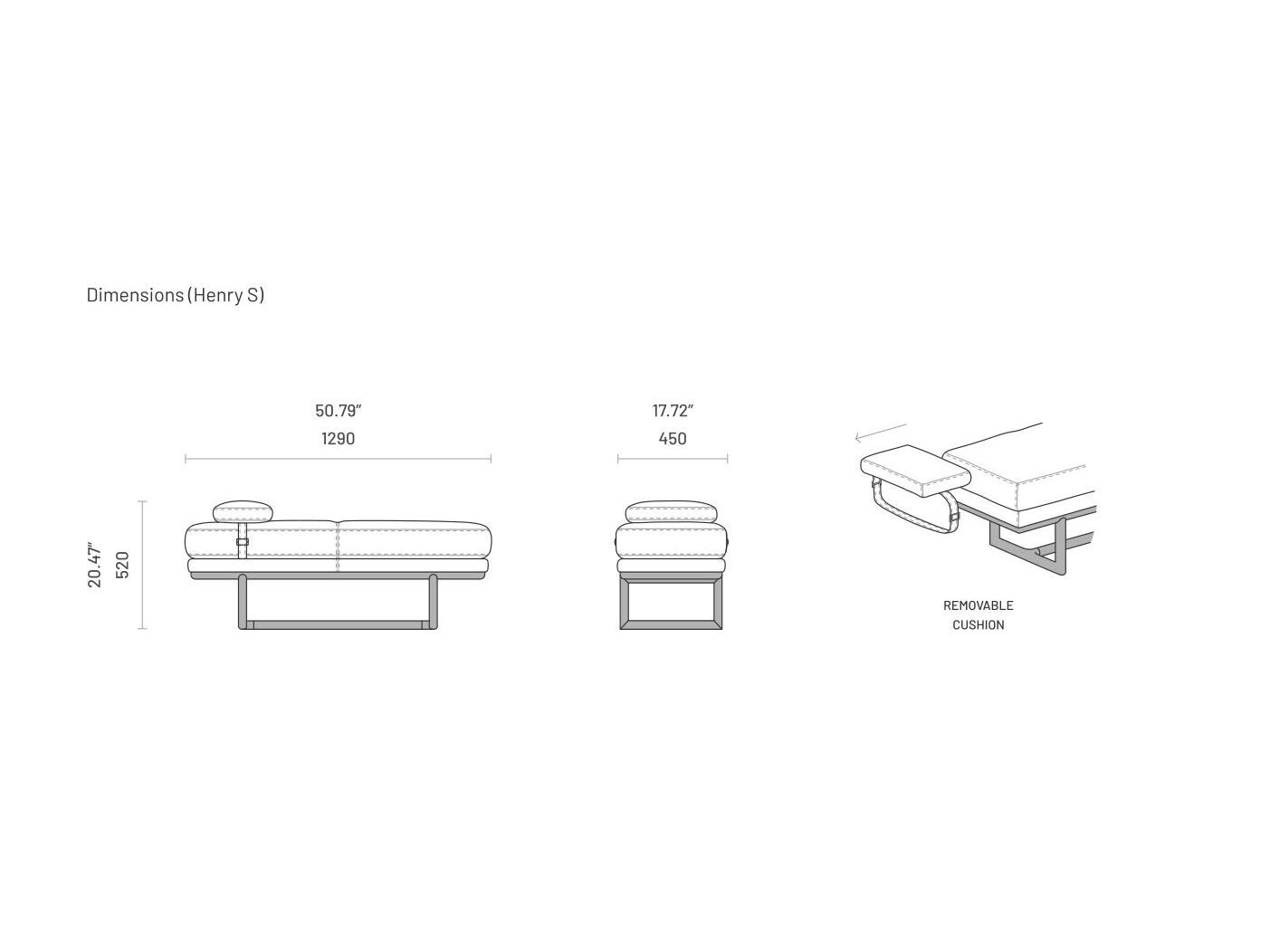 HENRY Bench By Domkapa