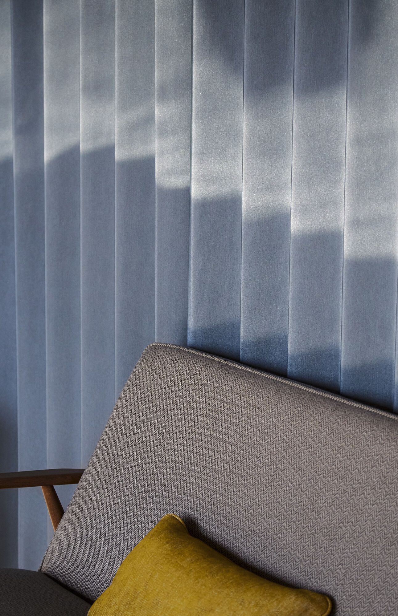 Folding door with leatherette cladding Textile door By Dooor