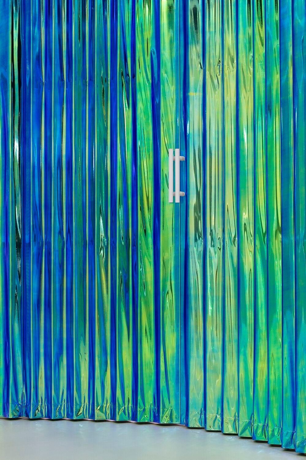 Folding door with leatherette cladding Textile door By Dooor