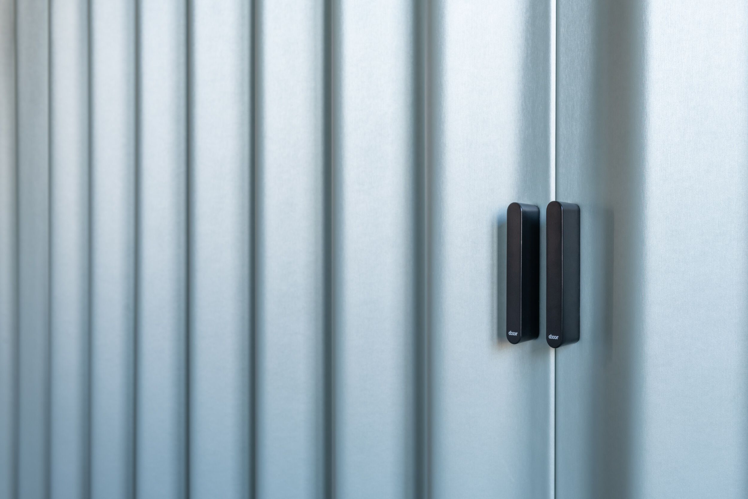 Folding door with leatherette cladding Textile door By Dooor