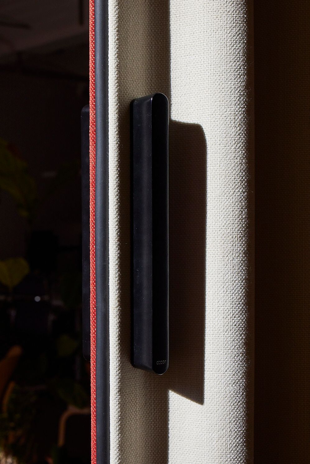 Folding door with velvet cladding Textile door By Dooor