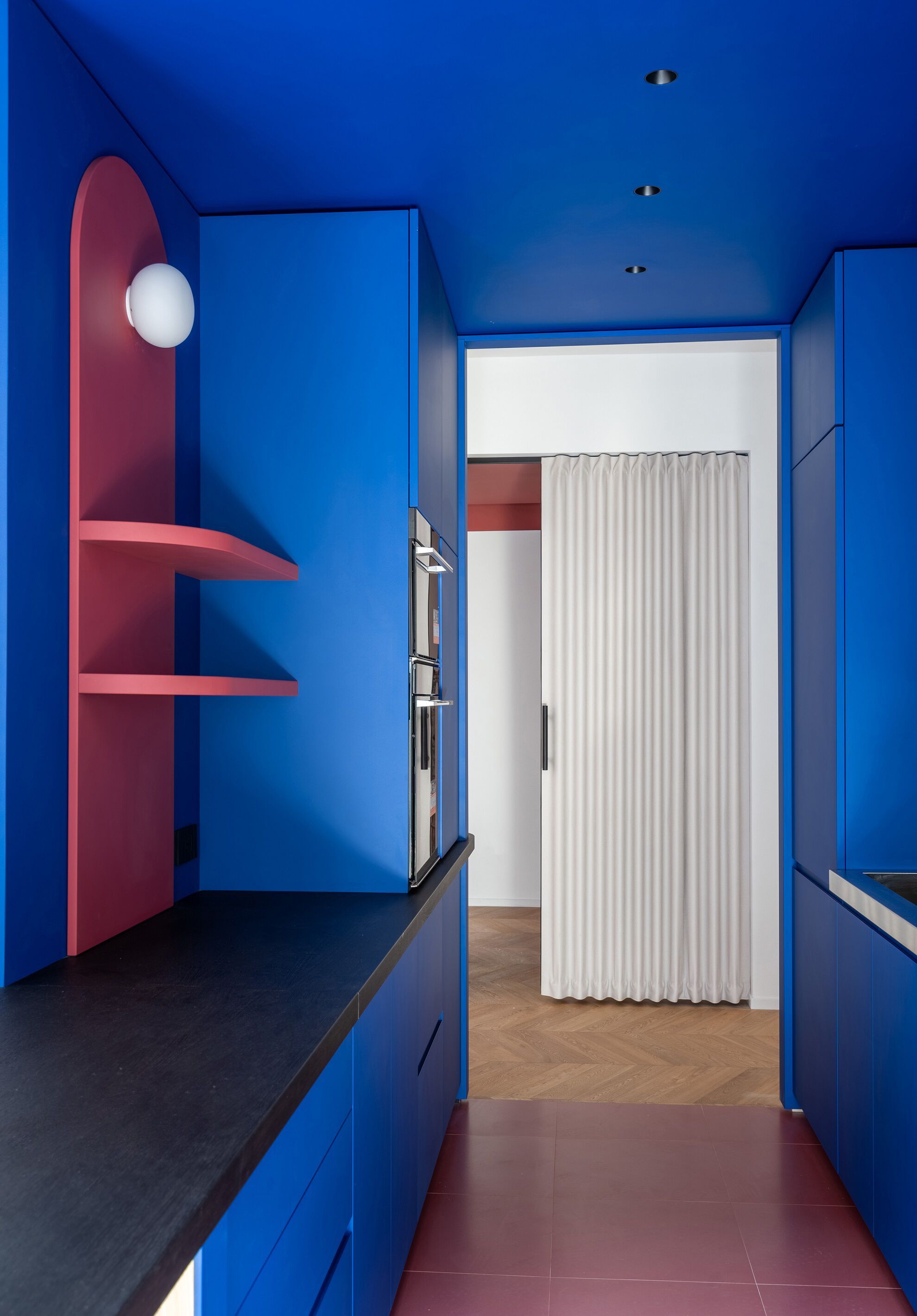 Lateral opening door Textile door By Dooor