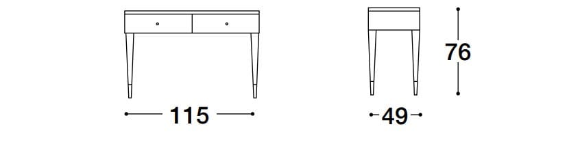 AUGUSTA | Dressing table By VOLPI