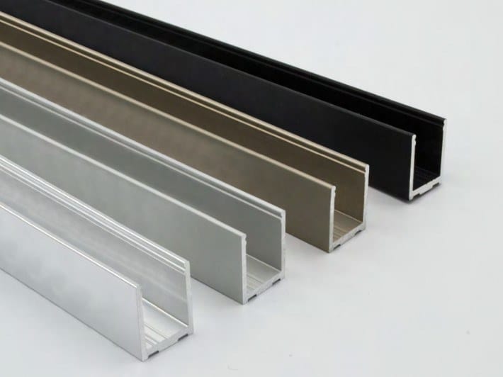 E-WALL Aluminium “snap” profiles for partitions walls By GFS ITALIAN ...