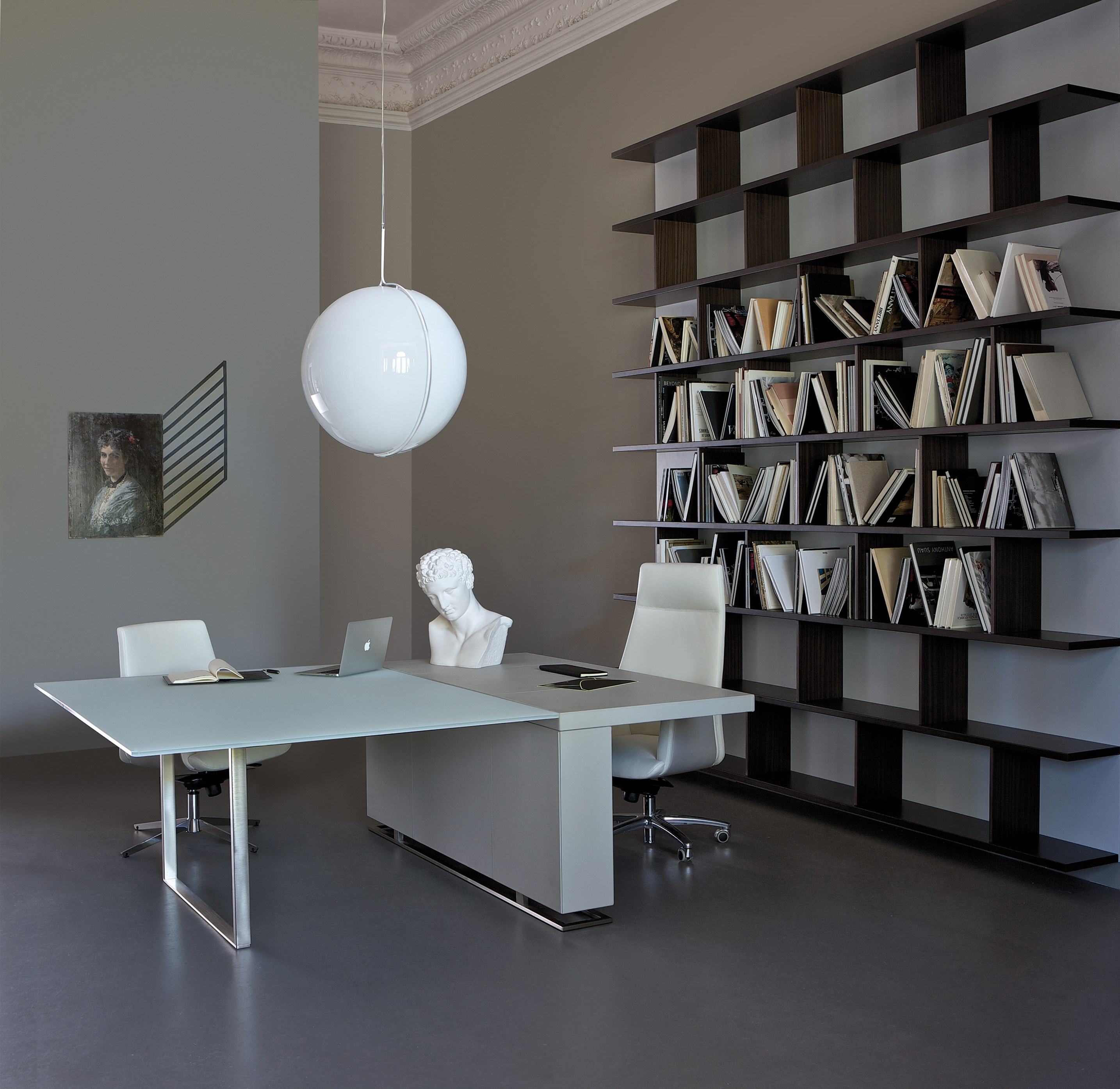 E-WALL | Storage wall Wall-mounted storage wall By ESTEL GROUP