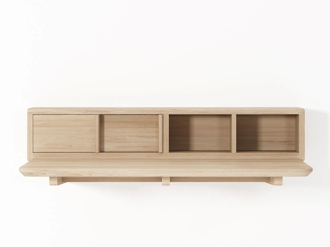 EAST Wall mounted solid wood secretary desk By KARPENTER | design ...