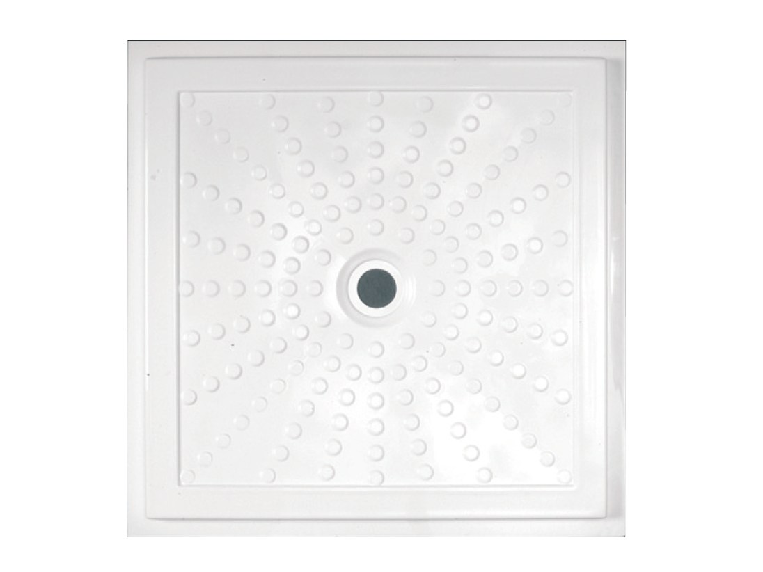Flush fitting fiberglass shower tray EASY 15200 Easy Collection By IDRAL