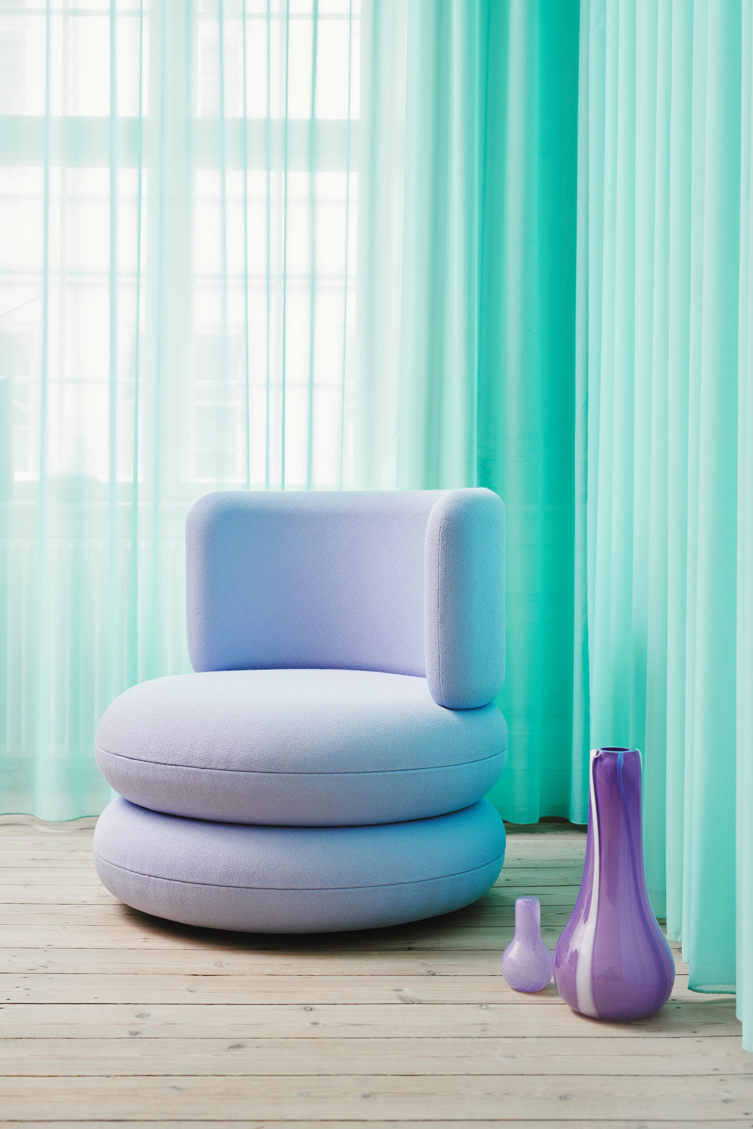 EASY CHAIR Fabric easy chair By Verpan | design Verner Panton
