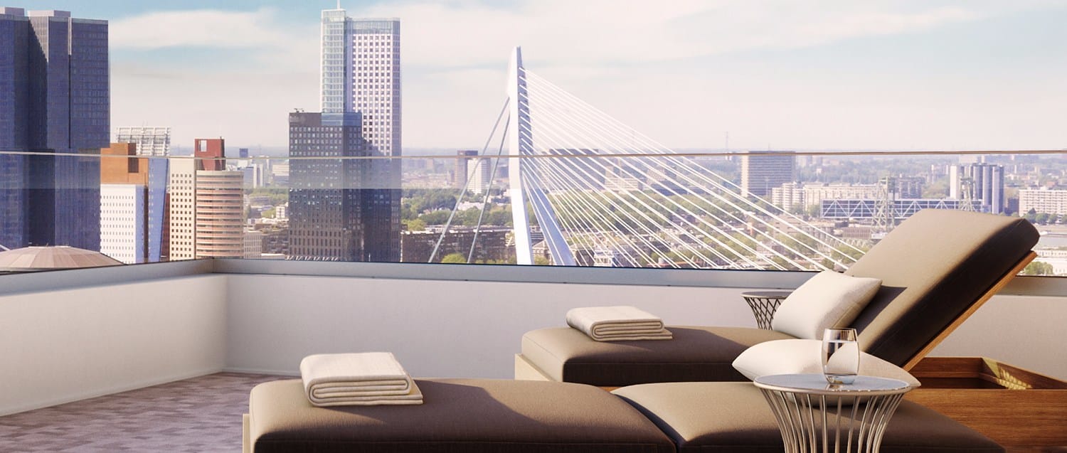 Glass Window railing EASY GLASS® UP By Q-RAILING ITALIA