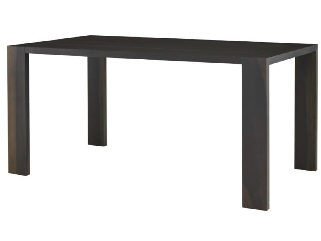 EATON Rectangular solid wood table By Ligne Roset