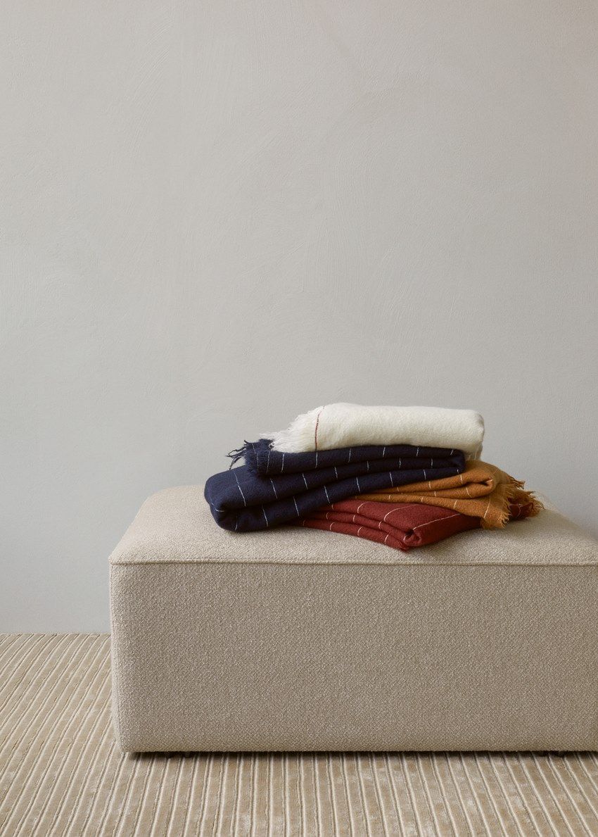 EAVE MODULAR 86 Sectional fabric pouf By MENU | design Norm Architects