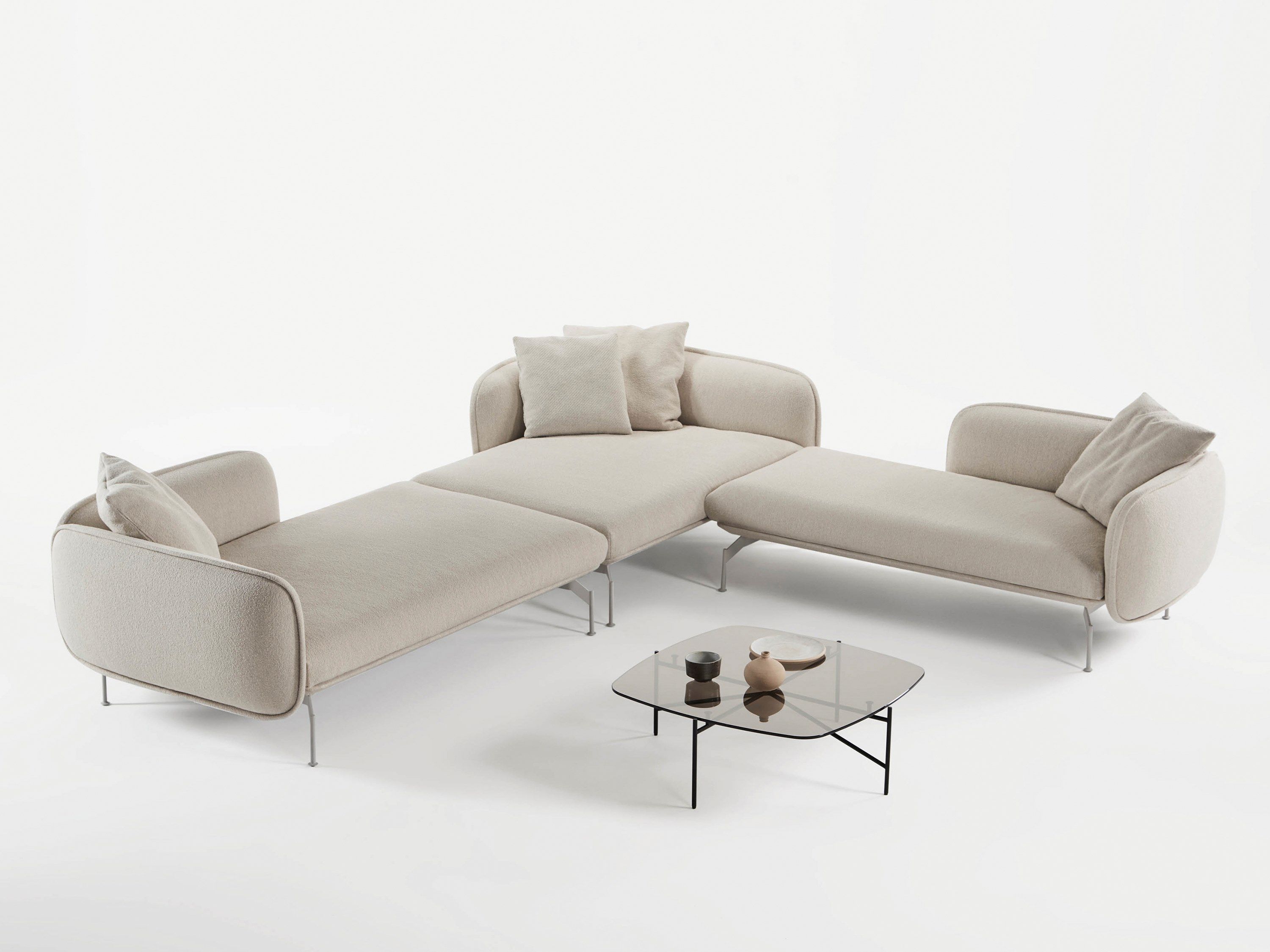 ECHO Corner fabric sofa By prostoria | design Grupa Studio