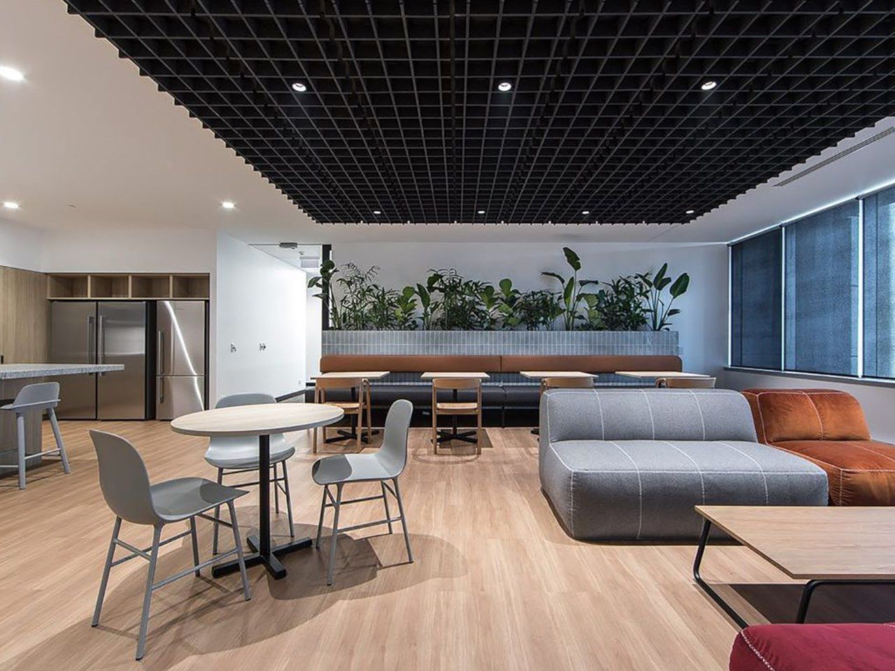 ECHOGRID® Acoustic PET ceiling panels By ECHOJAZZ