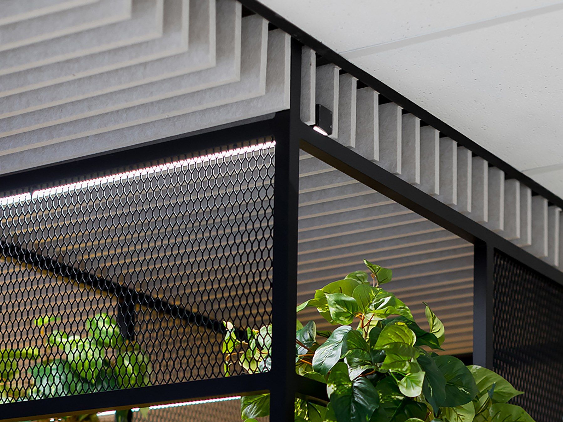 ECHOGRID® Acoustic PET ceiling panels By ECHOJAZZ