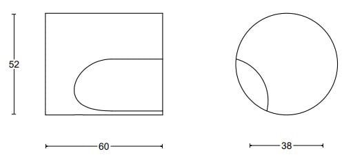ECLIPSE DR200V IZ/IM Door knob By Formani | design David Rockwell