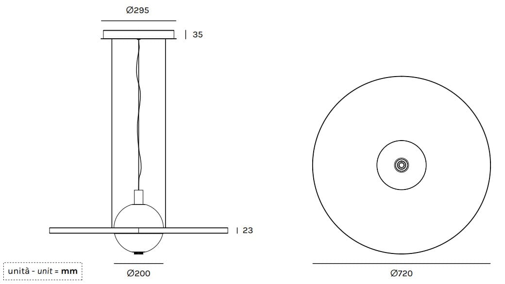 ECLIPSE NUANCE SILENCE LED sound-absorbing pendant lamp By Olev ...