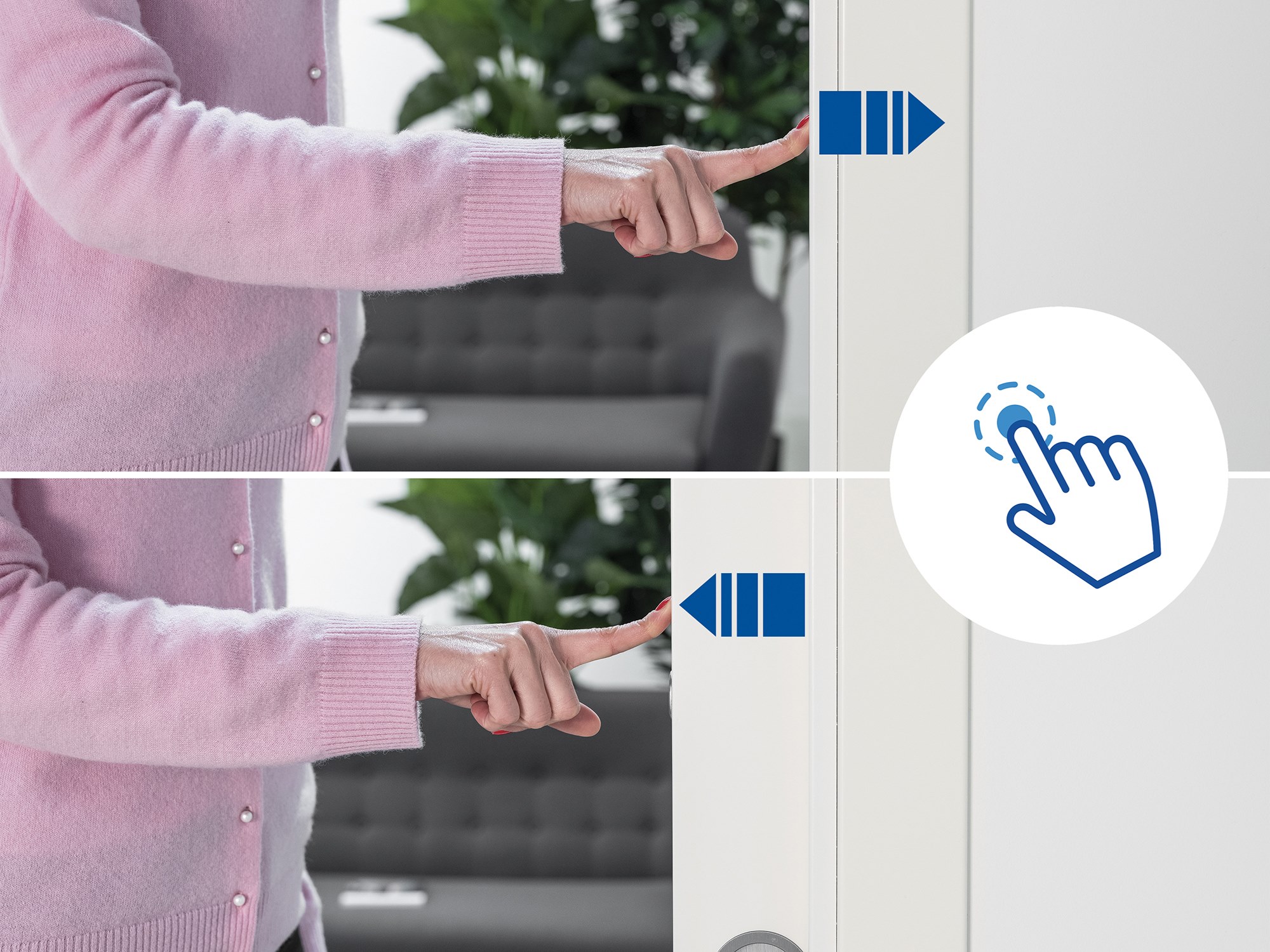 Push-pull system for sliding pocket door system ECLISSE Push&Pull By ...