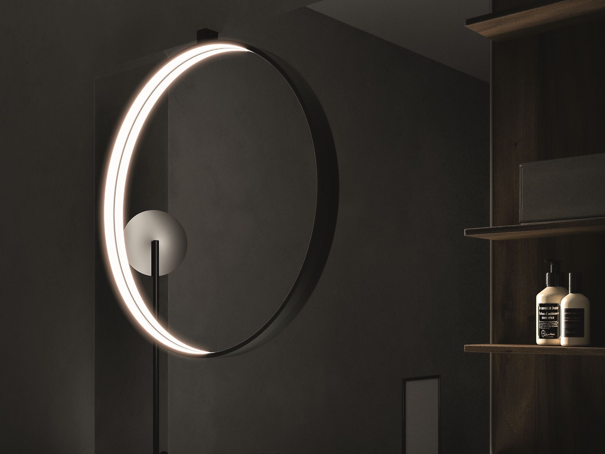 LED Mirror lamp for bathroom ECLISSI Cartabianca Collection By Cerasa