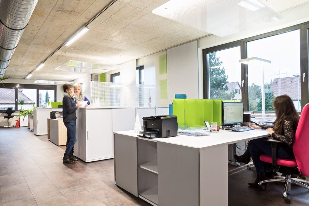 ECODESK | Desktop partition Polyester fibre desktop partition By Slalom